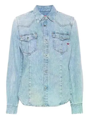 DIESEL De-waves Denim Shirt - Blue