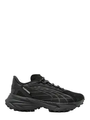 PUMA X Pleasures Spirex Mesh Sneakers - Black