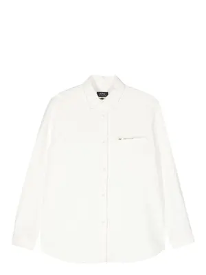 A.p.c. Tina Denim Shirt - White