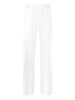 Dolce & Gabbana Straight-leg Tailored Trousers - White