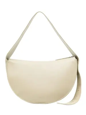 YU MEI Antonia Leather Shoulder Bag - Neutrals