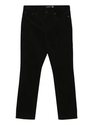 Ralph Lauren Mid-rise Slim-fit Trousers - Black