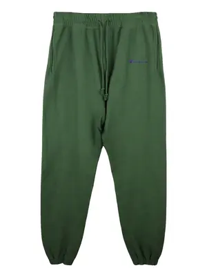 SAINT MXXXXXX Logo-embroidered Drawstring Track Pants - Green