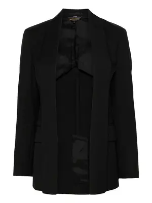 Comme Des Garçons Shawl-lapels Wool Blazer - Black