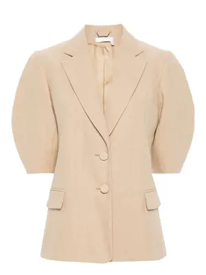 CHLOÉ Chloé Balloon-Sleeve Linen Jacket