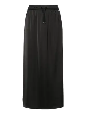 Herno Drawstring-waist Midi Skirt - Black