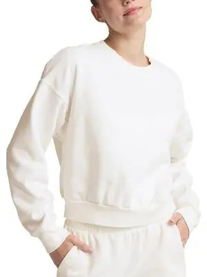 Beyond Yoga Beyond Yoga On The Go Pullover Fresh Snow