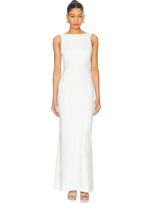 Superdown Astra Maxi Dress - White