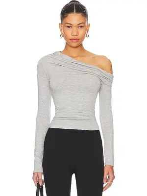 AFRM Bria Essential Top - Heather Grey