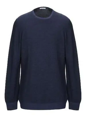 GRAN SASSO Virgin Wool Crewneck Sweater - Blue