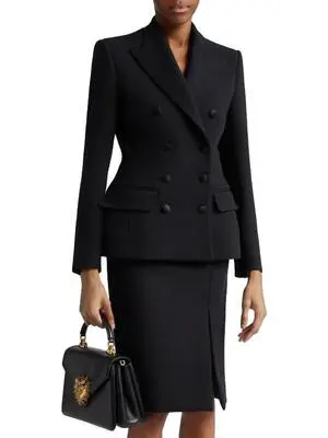 DOLCE & GABBANA Dolce&Gabbana Turlington Wool-Blend Blazer