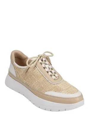 Vaneli Qubi Platform Sneakers - Beige/ White