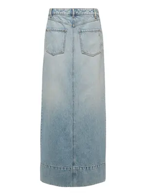 Sportmax Piave Denim Maxi Skirt - Blue