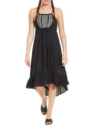 RIP CURL Rip Curl Embroidered Midi Dress