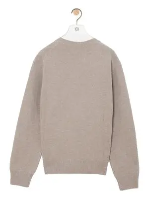 Loewe LOEWE Wool Sweater Light Grey