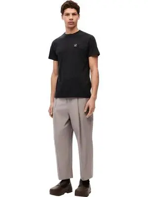 Loewe Regular Fit T-shirt In Cotton - Anthracite