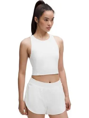 Lululemon Swift Speed Cropped Tank Top - White