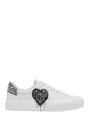 Givenchy X Chito City Heart 4g Tag Sneakers - White/black