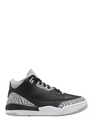 JORDAN 3 Retro - Black/green Glow/wolf Grey