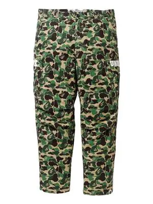 A BATHING APE X Undefeated Abc 6-pocket Pants - Green
