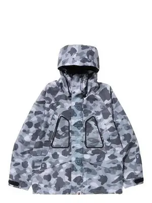 A BATHING APE Honeycomb Camo Snowboard Jacket - Grey