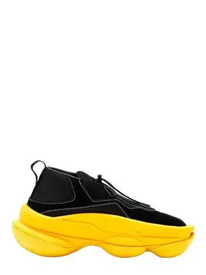 PYER MOSS Sculptin Sneakers - Black/yellow
