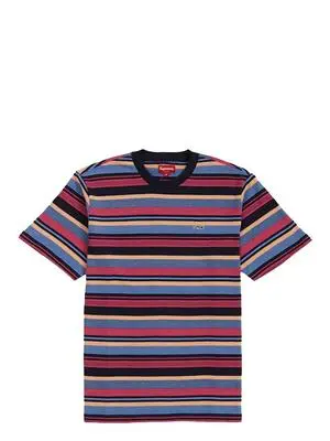 Supreme Stripe Short Sleeve Top - Navy Blue