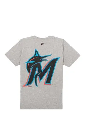 ERIC EMANUEL Ee Mlb Marlins T-shirt - Grey Heather
