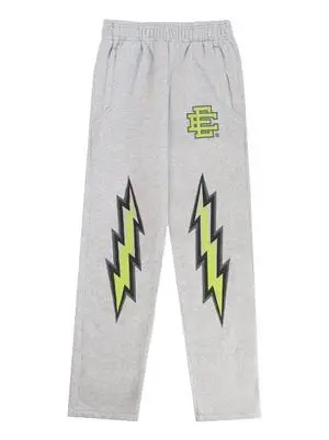 ERIC EMANUEL Ee Basic Sweatpant - Gray/lime Bolt