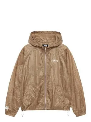 StÜssy Wrinkled Nylon Beach Shell Jacket - Brown