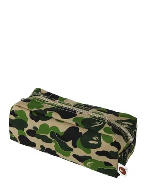 A BATHING APE Abc Camo Flight Pouch - Green