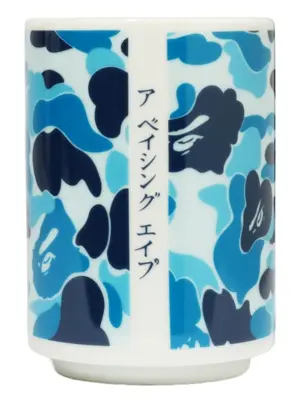 A BATHING APE Abc Camo Japanese Tea Cup - Blue