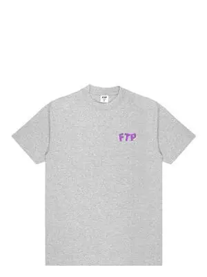 FTP 3d Logo Tee Shirt - Heather Grey