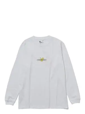 FRAGMENT X Pokemon Pikachu Thunderbolt Project X Sequence Miyashita Park Long Sleeve Tee Shirt - White