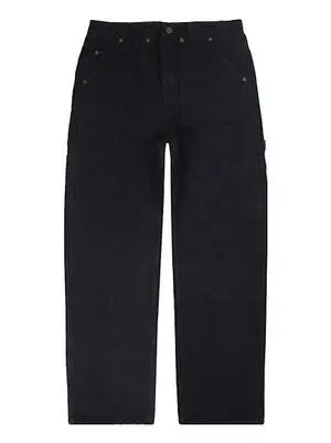 FTP Frayed Denim Carpenter Pant - Black