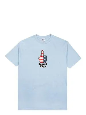 FTP X Fuct Ftw Finger Tee Shirt - Powder Blue