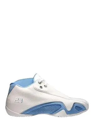 JORDAN 21 Og Low Sneakers - White/university Blue/metallic Silver
