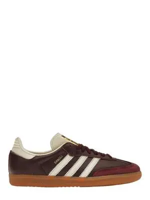 Adidas Adidas Samba OG Sneakers Maroon/cream White/gold Metallic