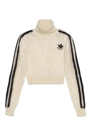 Gucci X Adidas Mohair Knit Sweater - Ivory