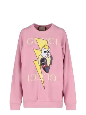 Gucci X Bananya Printed Sweatshirt - Pink