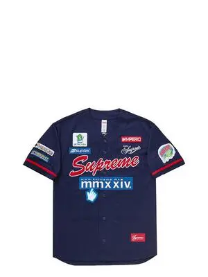 Supreme Chosen One Baseball Jersey - Navy Blue