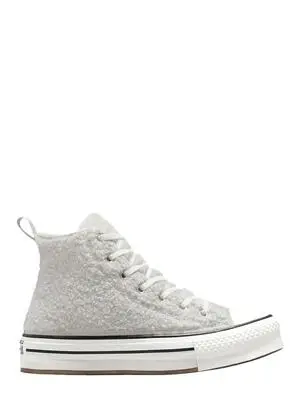 CONVERSE Chuck Taylor All Star Hi Eva Lift Platform Sherpa - Light Bone/vintage White/black