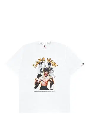 A BATHING APE X Bruce Lee #1 Tee Shirt - White