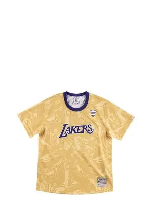 A BATHING APE Aape X Mitchell & Ness Los Angeles Lakers Bp Jersey - Gold