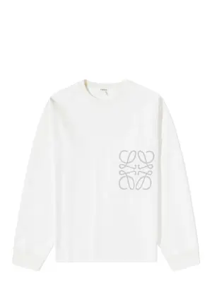 Loewe Anagram Pocket Sweater - Soft White