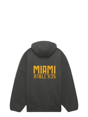 Fear Of God X University Of Miami Hurricanes Hoodie - Grey