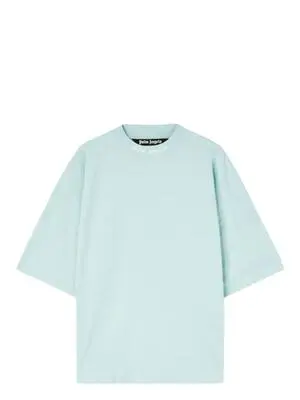Palm Angels Classic Logo Over T-shirt - Light Blue/white