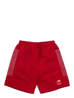 Supreme The North Face Nylon Short - Red