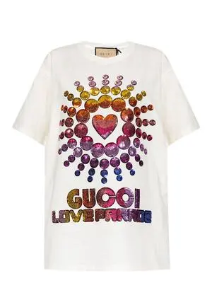 Gucci Love Parade Oversized T-shirt - White