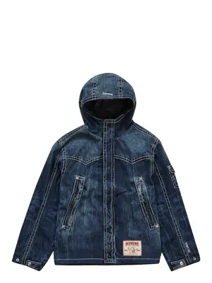 Supreme True Religion Goretex Shell Jacket - Denim